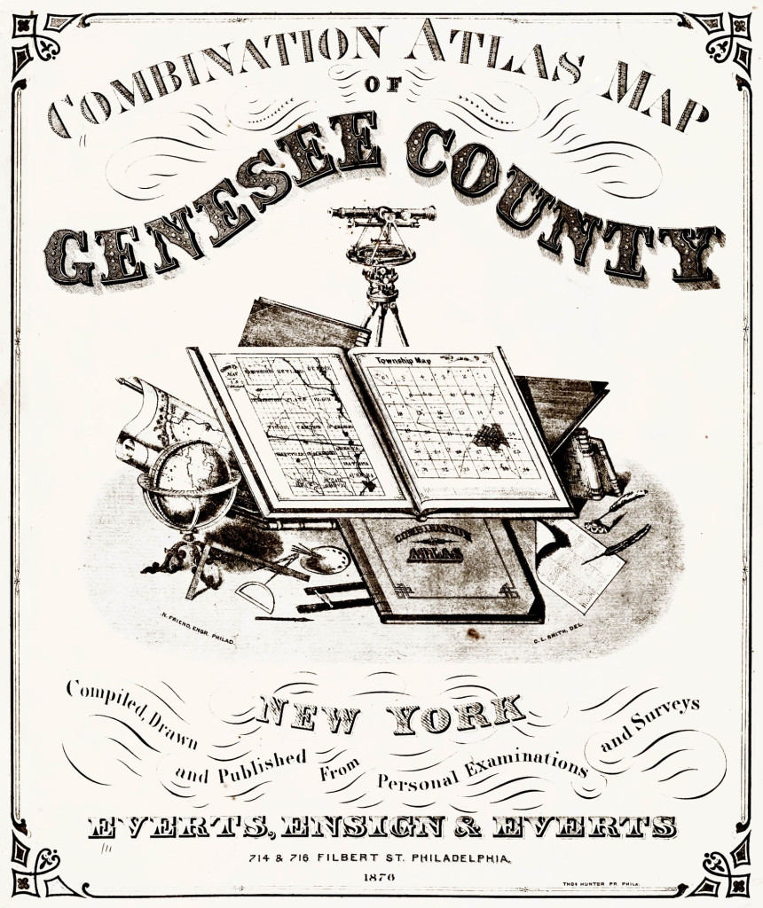 1876 Atlas of Genesee Co., NY – Dick's Genealogy & History Corner